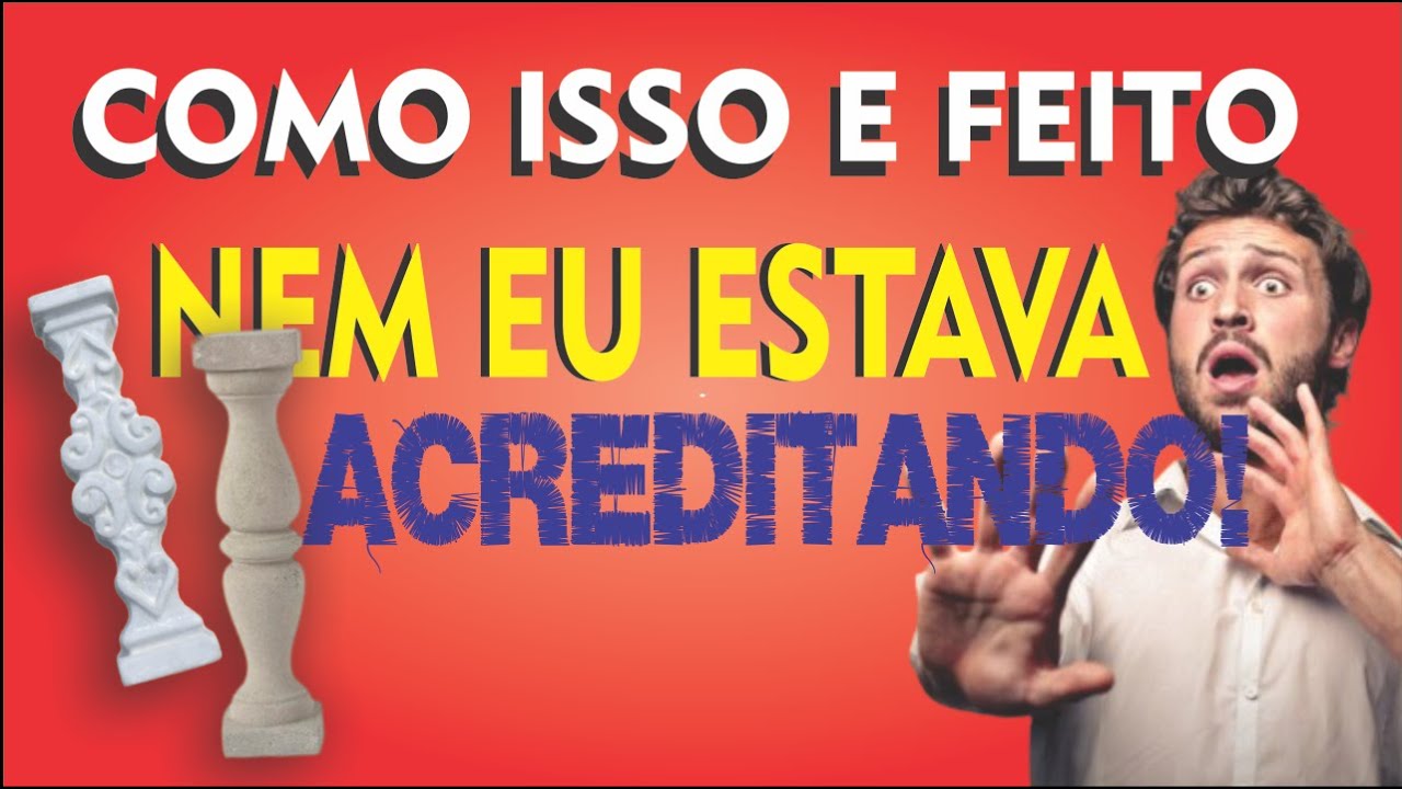 Curso Fabricação De Balaustre passo a passo completo !!! - baluster ...