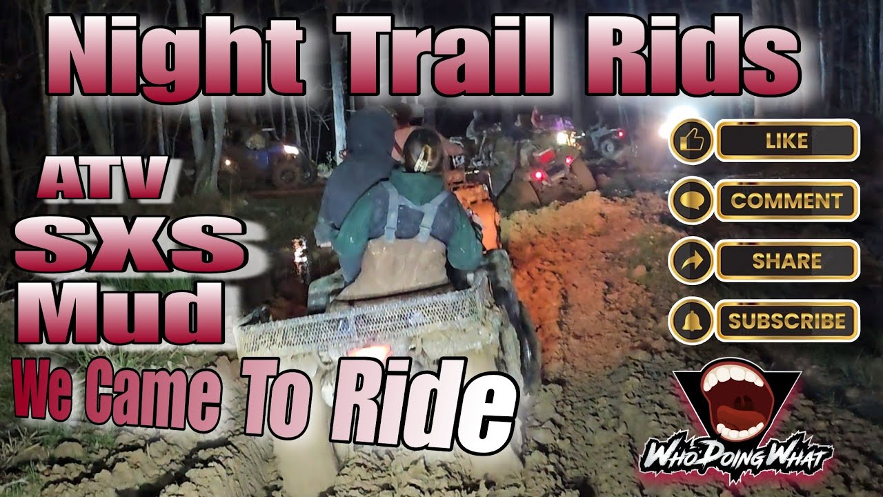 Night Trail Rides At Elton Rd Mud Park be lite. - YouTube