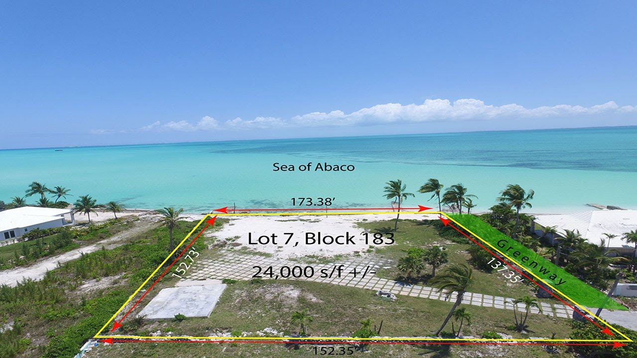 Sea of Abaco Beachfront Lot 7, Block 183, Treasure Cay, Abaco, Bahamas ...