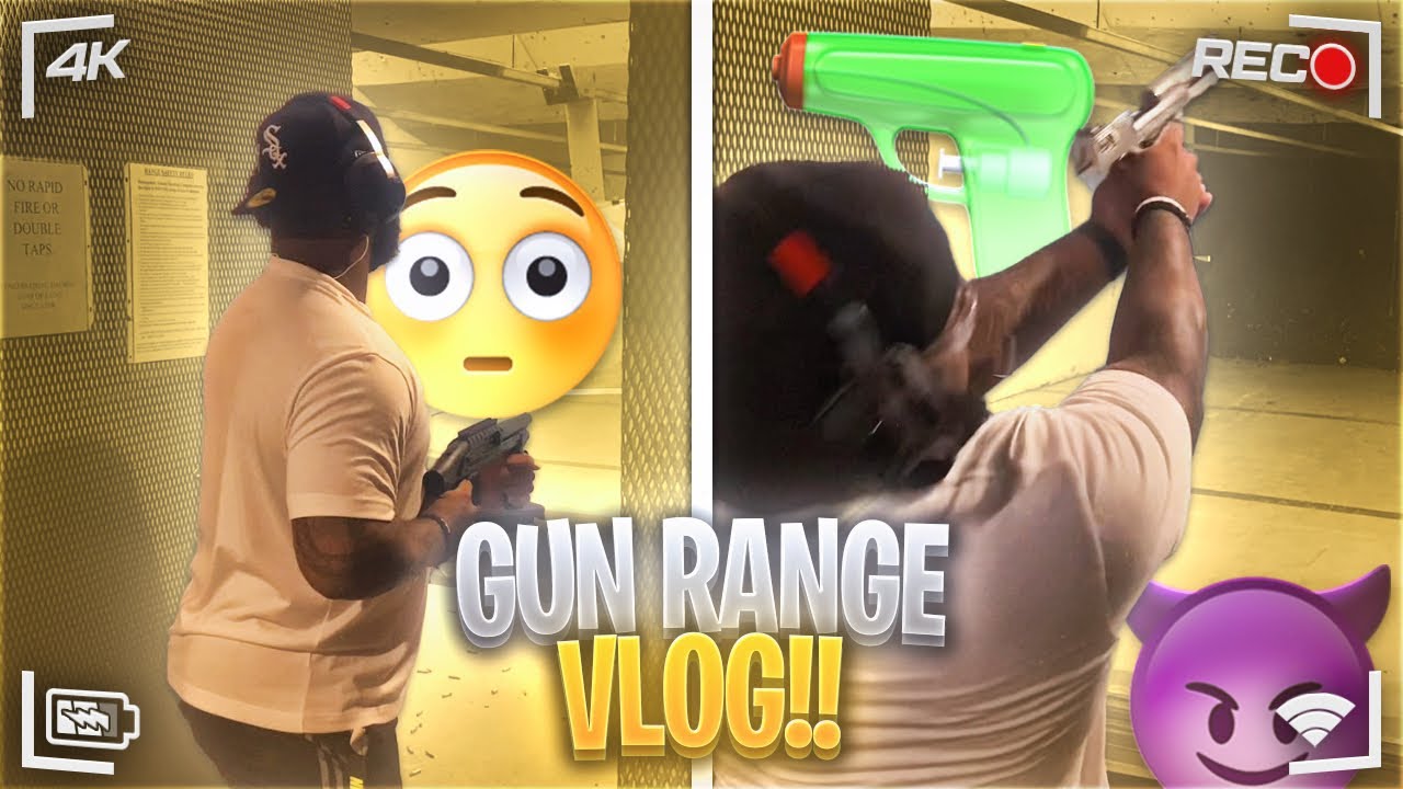 WENT TO THE GUN RANGE AND THIS HAPPENED! (HILARIOUS-MUST WATCH) VLOG ...