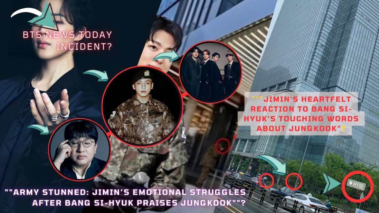 "Jimin's Silent Pain Revealed After Bang Si-hyuk's Tribute to Jungkook ...
