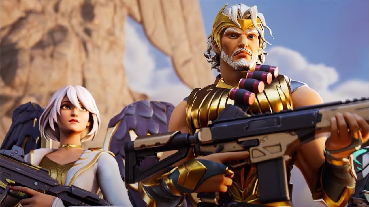 Fortnite Chapter 5 Season 2 Battlepass Reaction (GREEK MYTHOLOGY) - YouTube