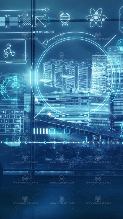 Abstract big data processing infographic. 3D render - YouTube