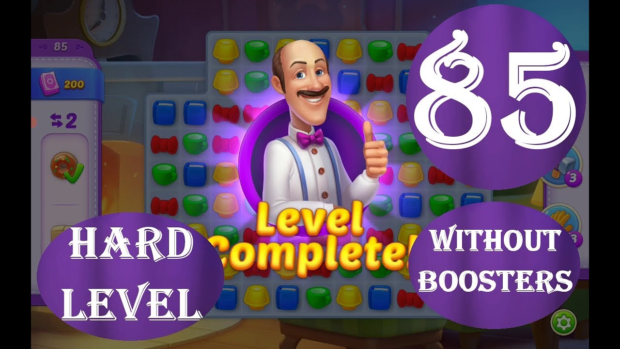 Homescapes Level 85 - [16 moves] [2022] [HD] solution of Level 85 ...