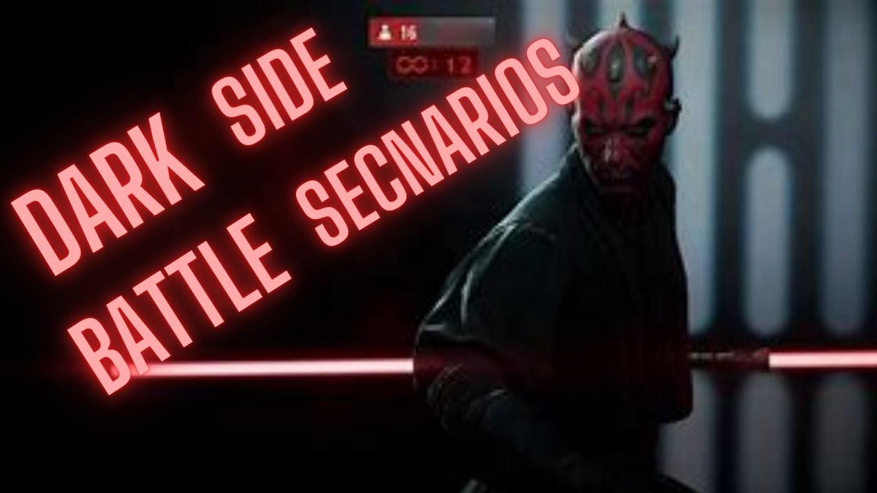 All Dark Side scenarios Vs Light side in Battlefront 11 - YouTube