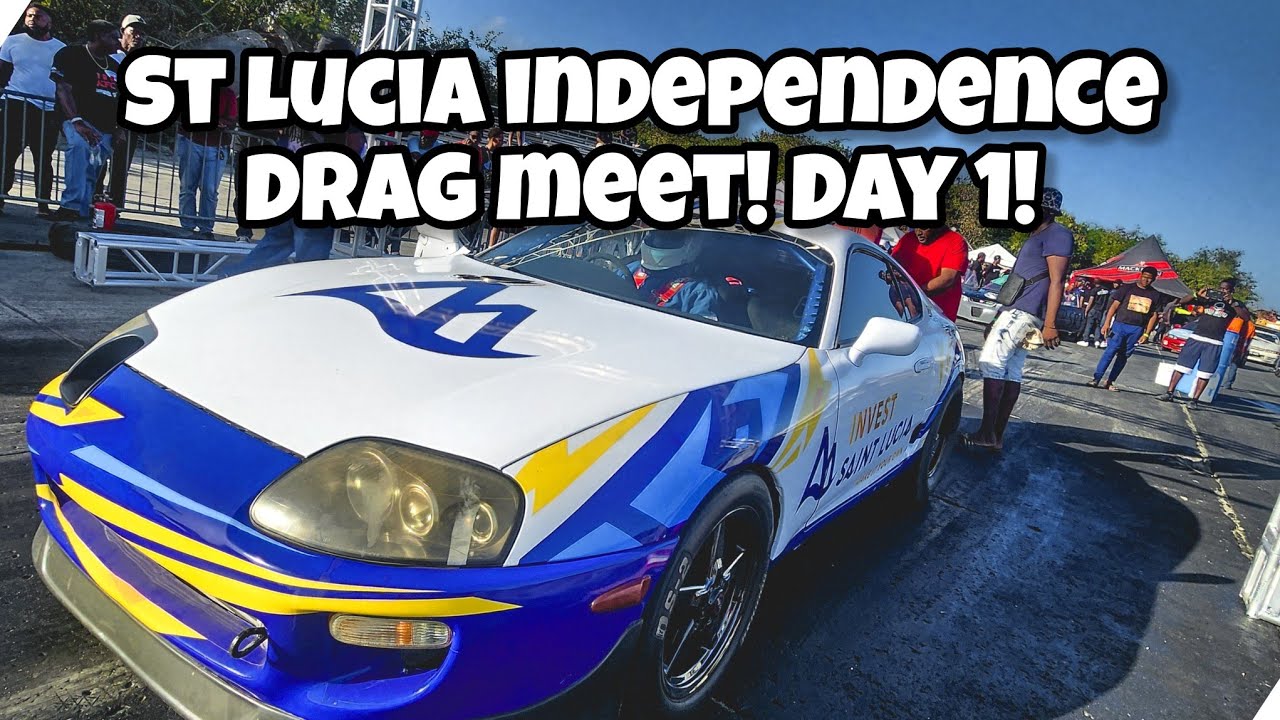 St Lucia Independence Drag Racing Day 1! - YouTube