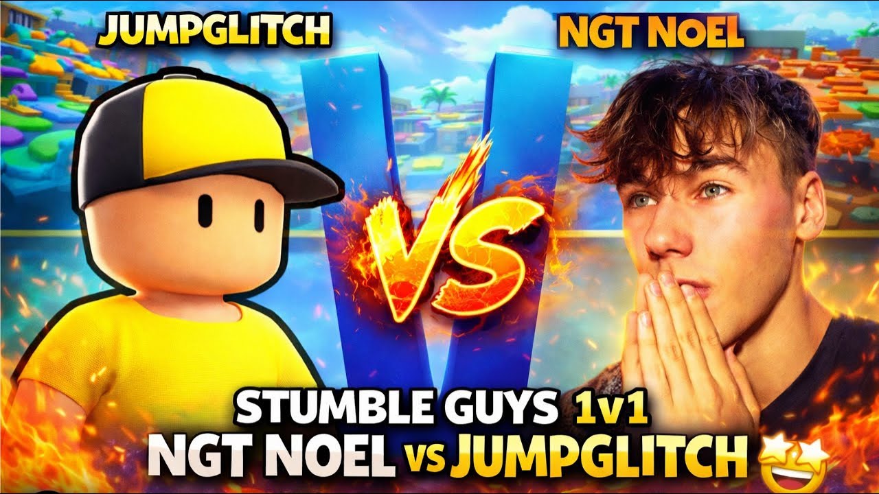 Stumble Guys 1v1 | NGT Noel vs JumpGlitch 🤩🔥 - YouTube