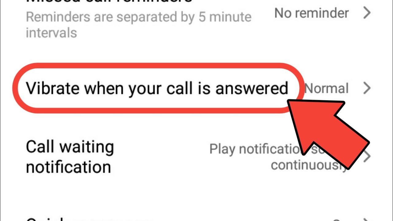 Redmi / Mi 5 Vibrate When Call Answer | Mi Call Setting - YouTube