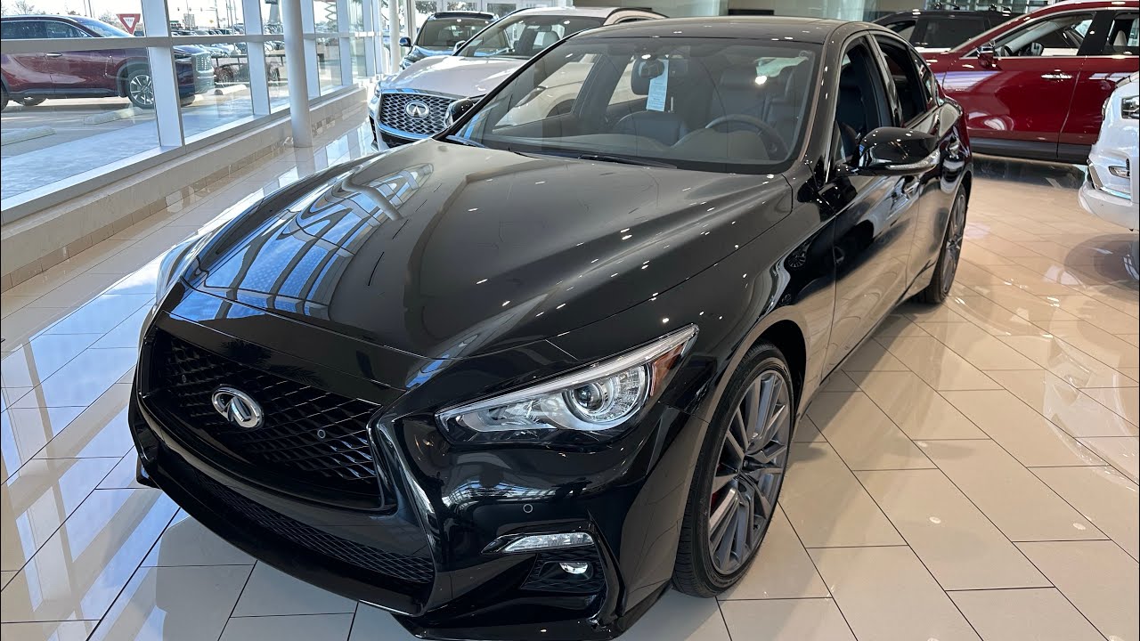 Black 2024 INFINITI Q50 Red Sport 400 - YouTube