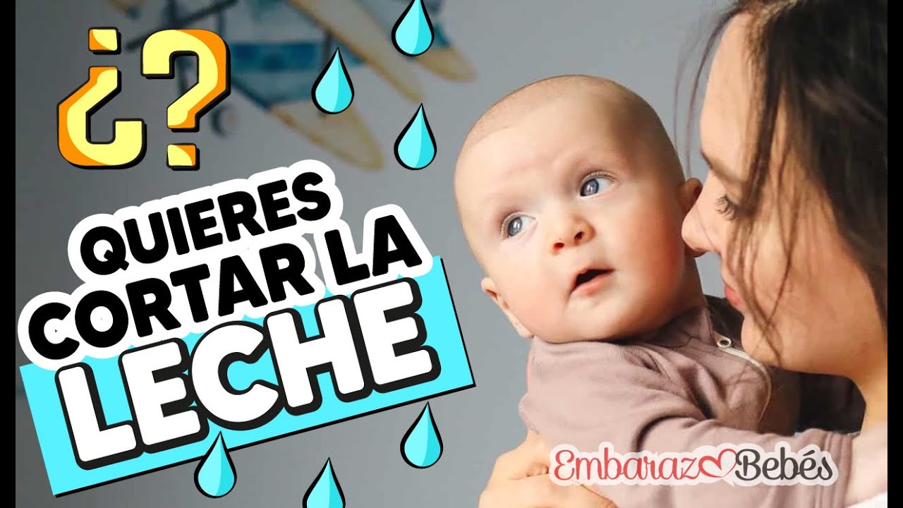 ⛔️💦 ¿Cómo CORTAR LA LECHE del PECHO? Fin de la lactancia - YouTube