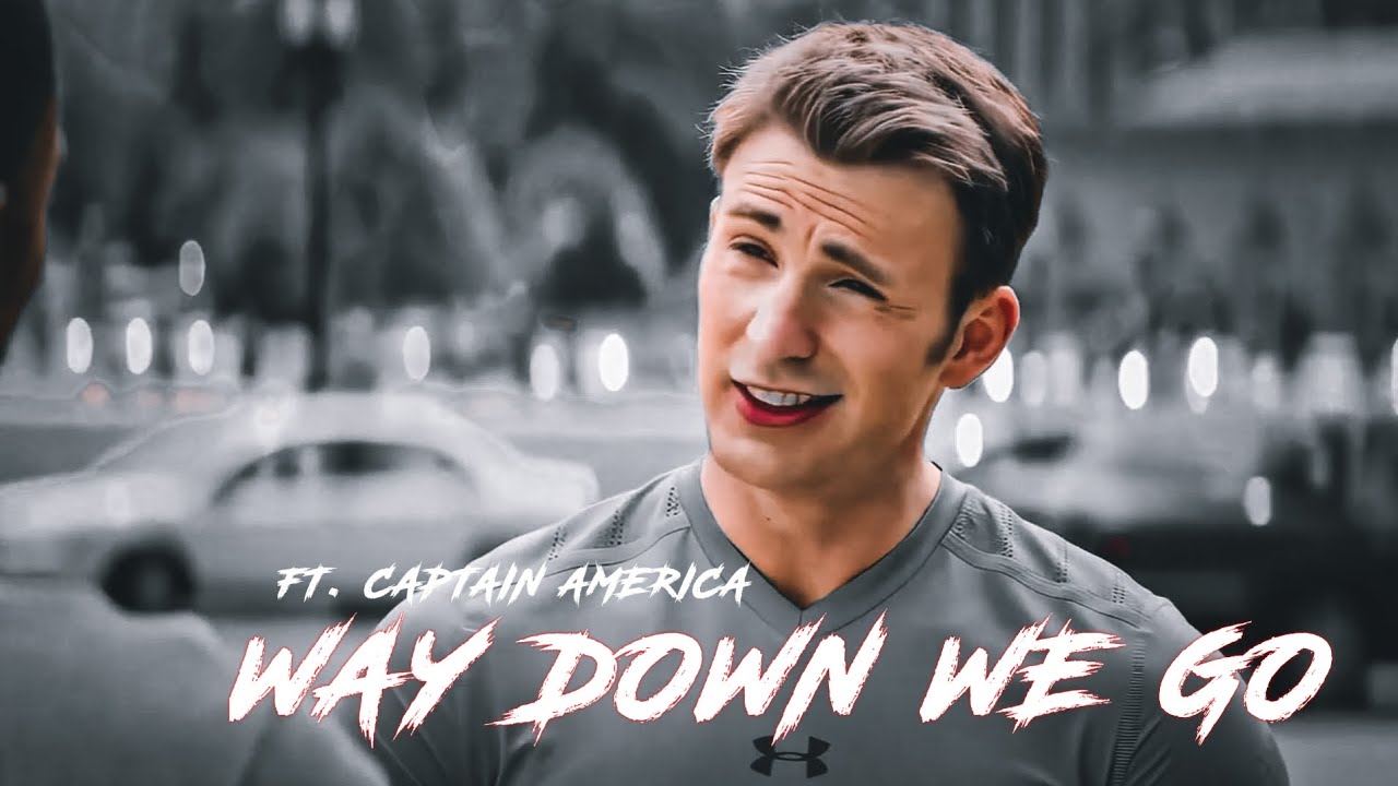 Captain America X Way Down We Go||Captain America edit #viral #shorts ...
