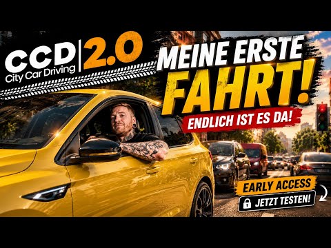 🚘After a 2-year wait!!😍My first look at City Car Driving 2.0 [Tutorial | Review] #01