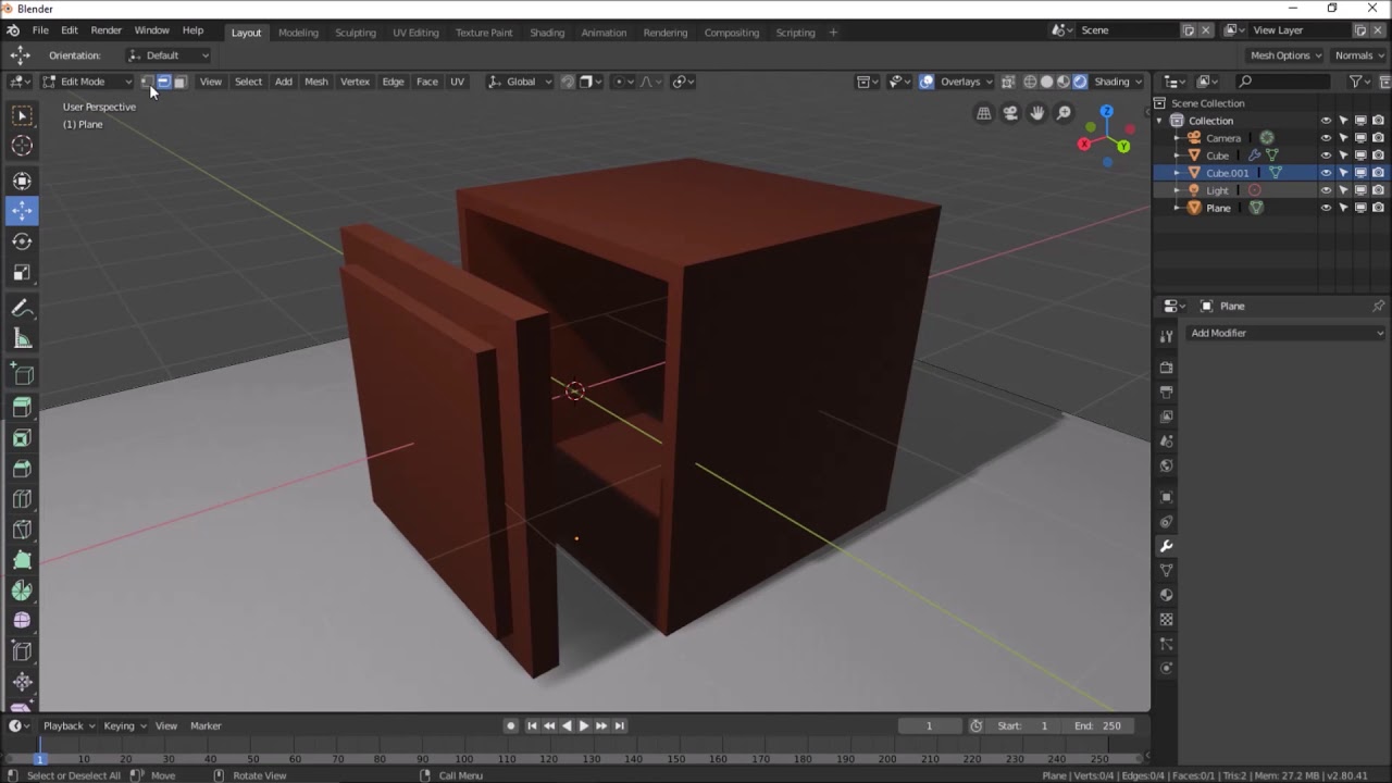 simple animation with blender 2 8 animazione semplice con blender 2 8 ...