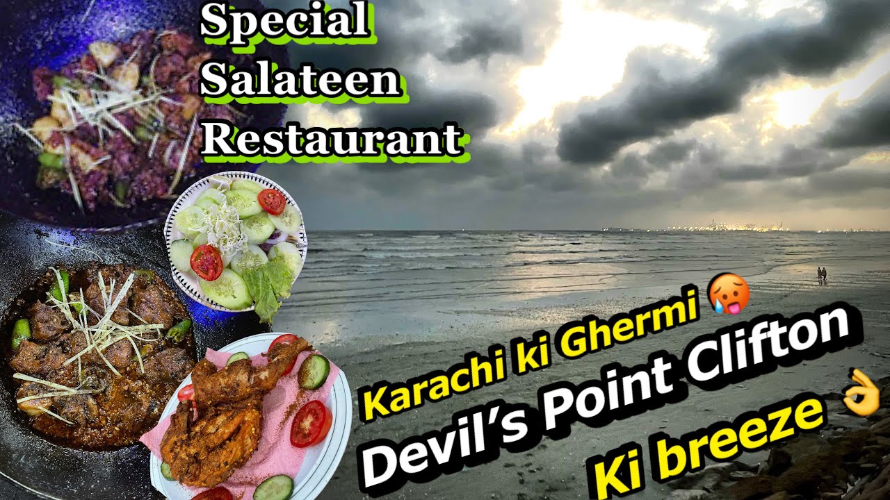 Sunset at devil’s point karachi, enjoying BBQ mutton karachi at special ...