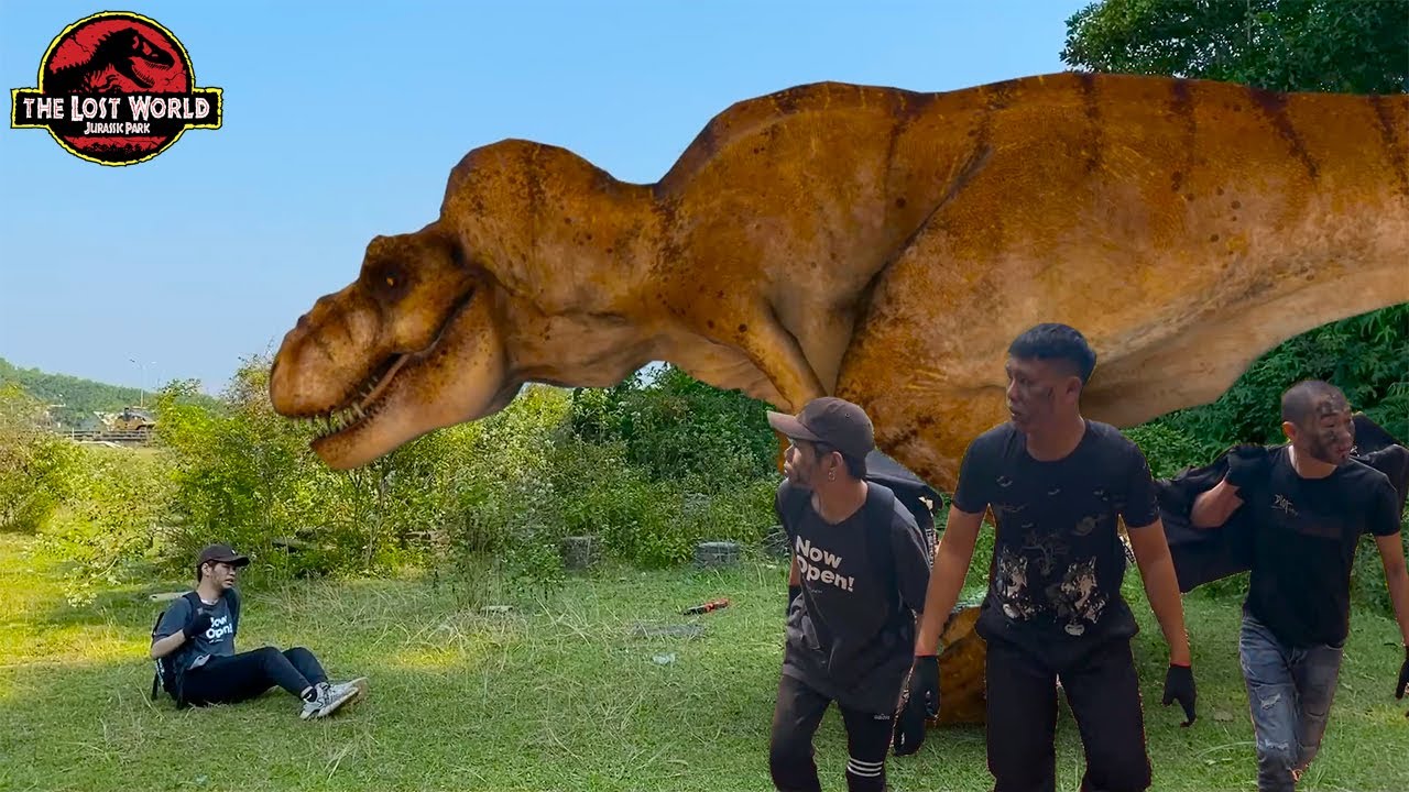 Most REALISTIC T-Rex Chase | Dinosaurs Hunting Video | Jurassic World ...