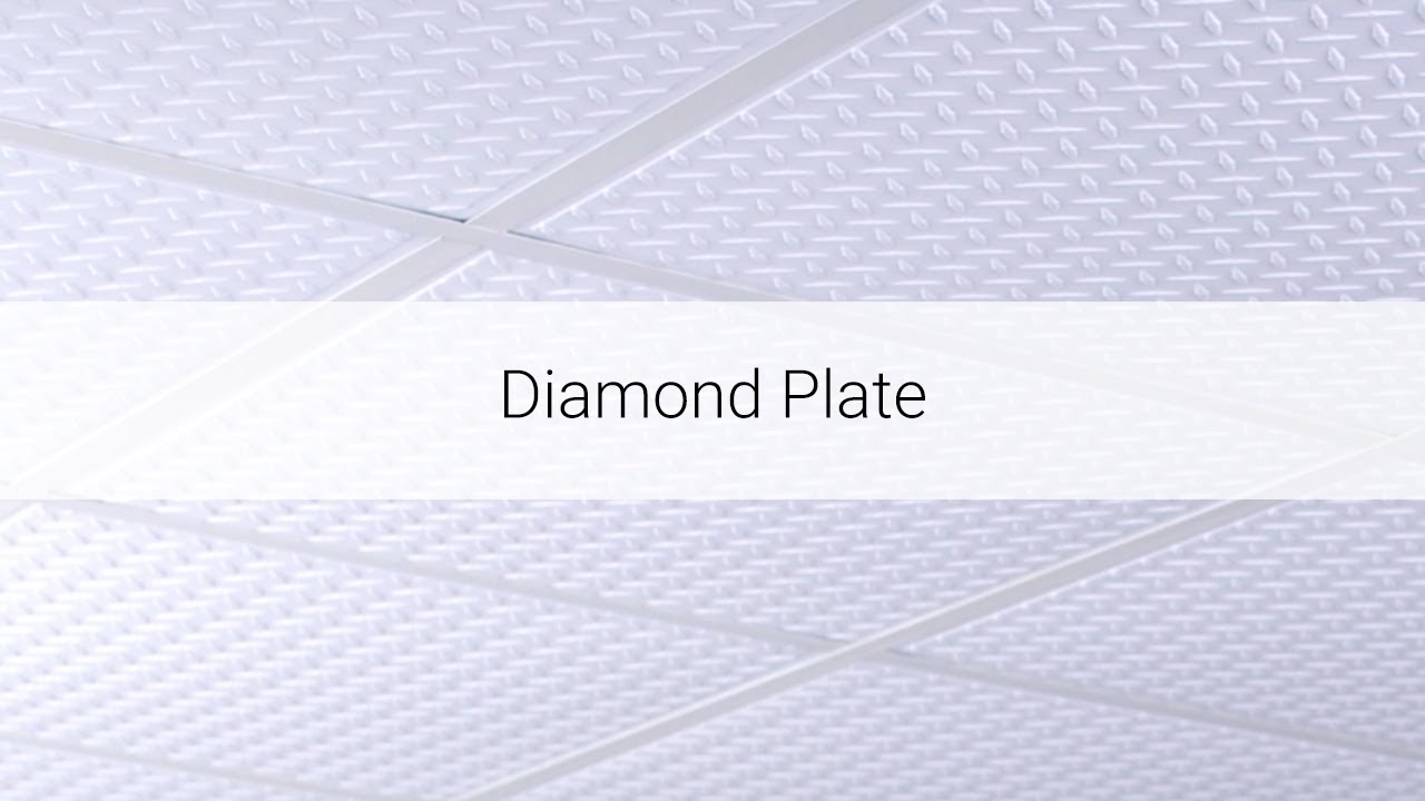 Diamond Plate Ceiling Tiles - YouTube