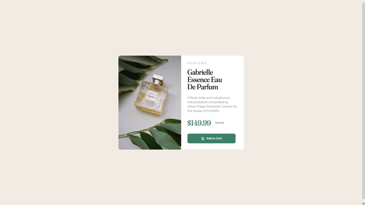 Product Preview Card Component Using Html And Css Time Lapse Youtube