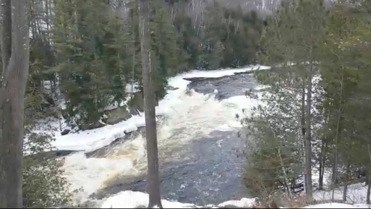 Visiting Piers Gorge, Menominee River, Upper Michigan - YouTube