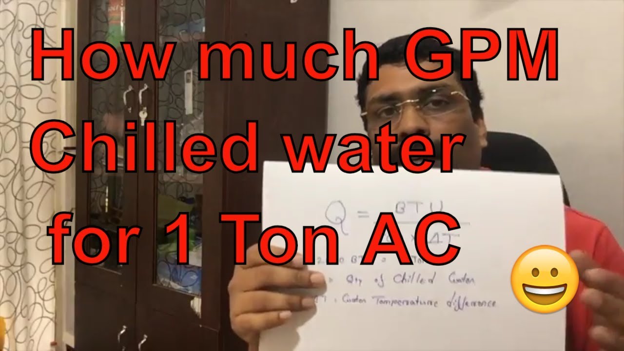 Chilled water pipe sizing hvac training - YouTube