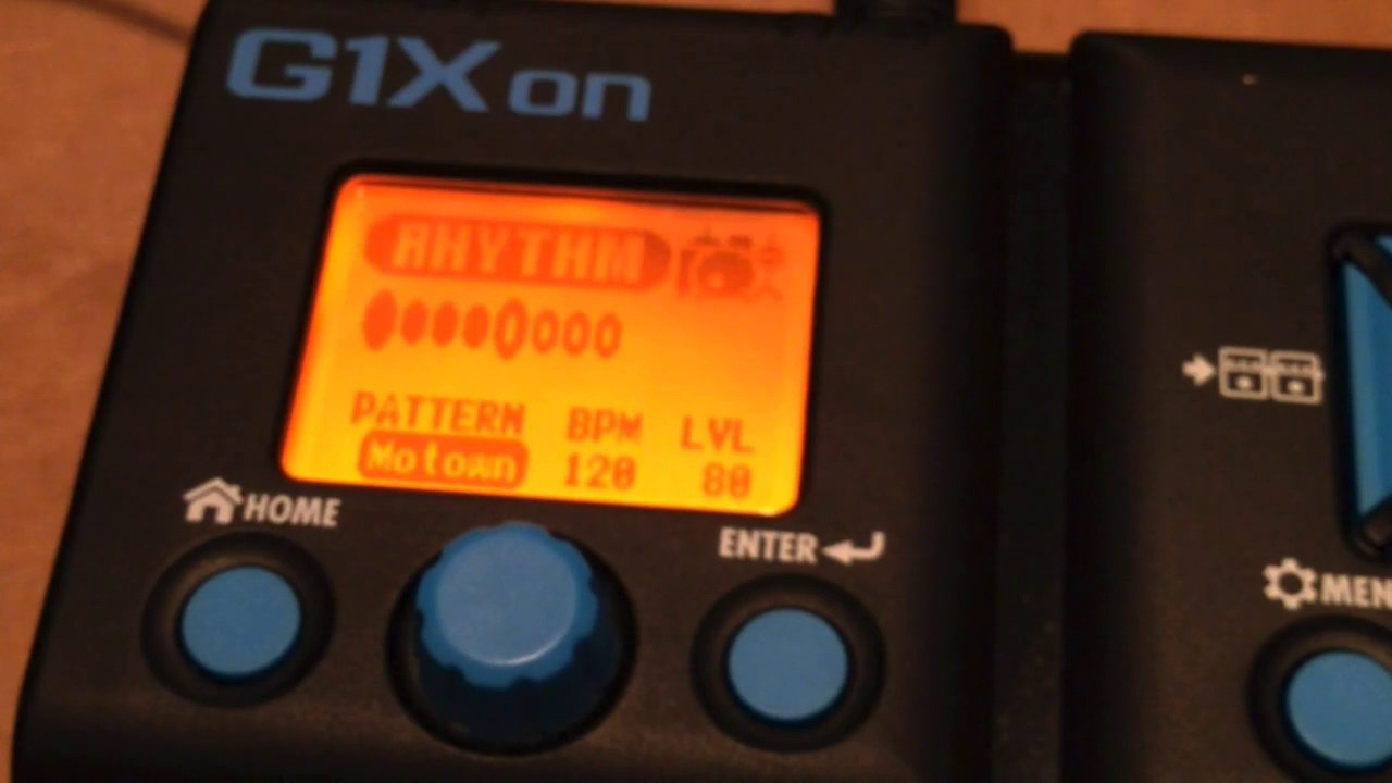Zoom G1xon Drum sounds and rhythms - YouTube