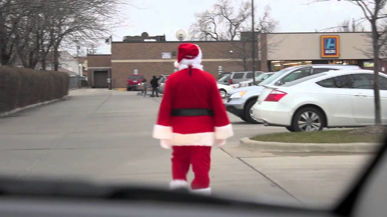 Santa Clause Fighting - YouTube