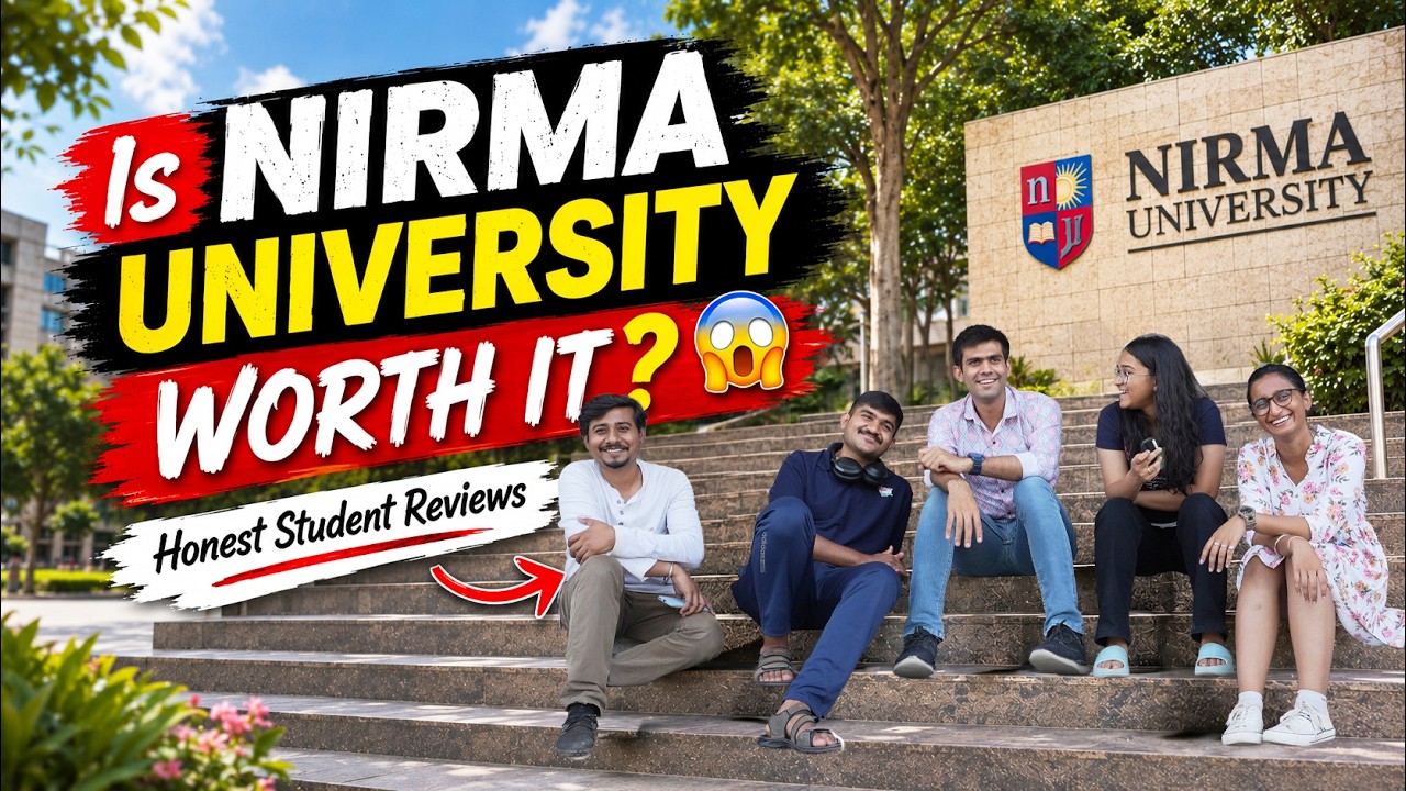 🔥Nirma university | CAMPUS🔥, HOSTEL🏢, Start-up 🚀, Placements 🤑 # ...