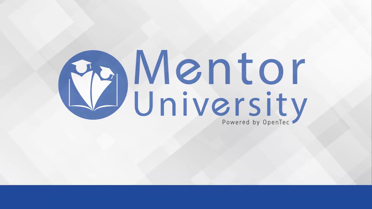 Mentor University - YouTube