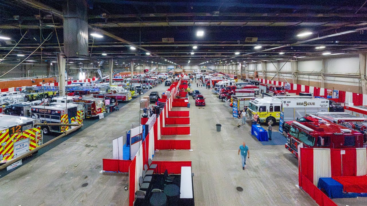 FIRE EXPO 2025 Exhibitor Setup Expo Hall - YouTube