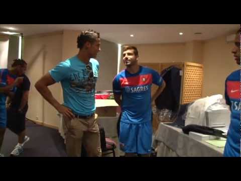 Cristiano Ronaldo with Portugal @ HOTEL [HD] part 1/2