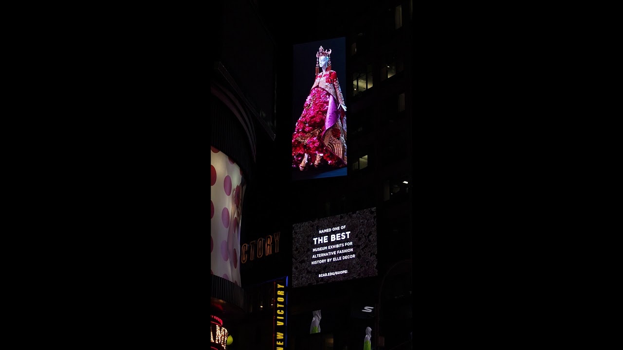 Scad (night time) Crossroads Times Square NYC 12-01-2017 - YouTube