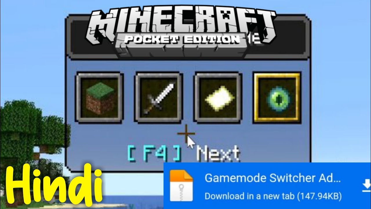 Master Minecraft Pe/MCPE 1.20 with the Game Mode Changer Mod - YouTube