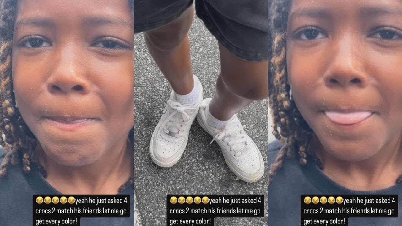 Kayla B Asks Her Son To Explain Himself For Messing Up His Shoes At ...