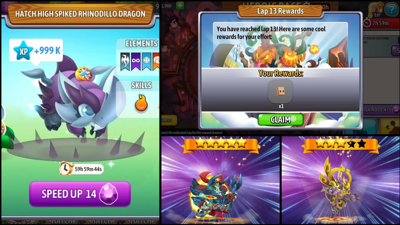 #441. Dragon city | Summon High Spiked Rhinodillo Dragon | Empower 5 ...