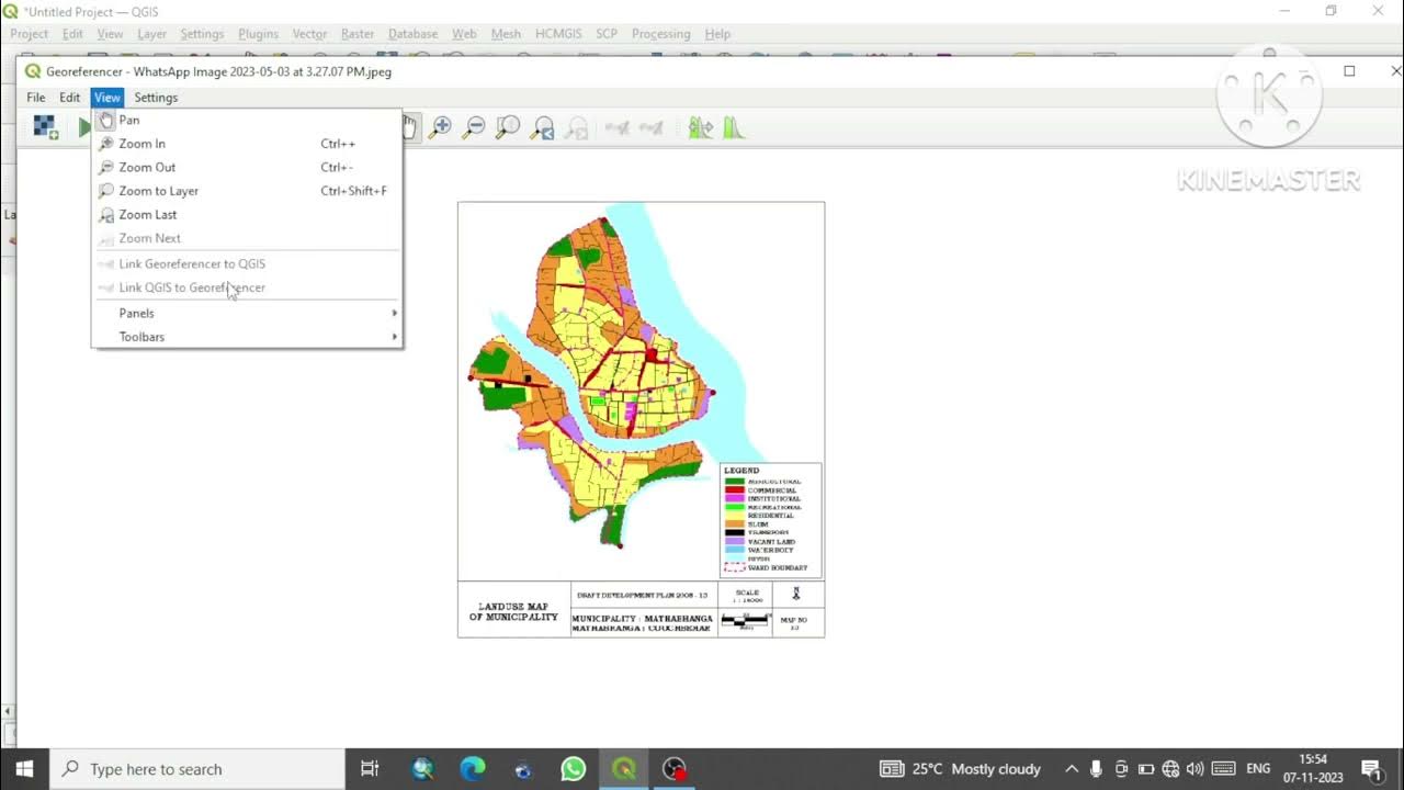 How to add GCP Table and remove GCP points in QGIS - YouTube
