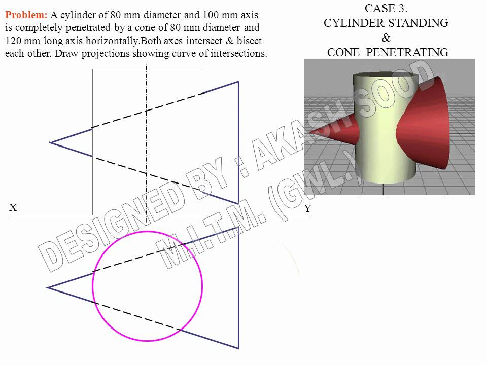 INTERSECTION OF SOLIDS 006.wmv - YouTube