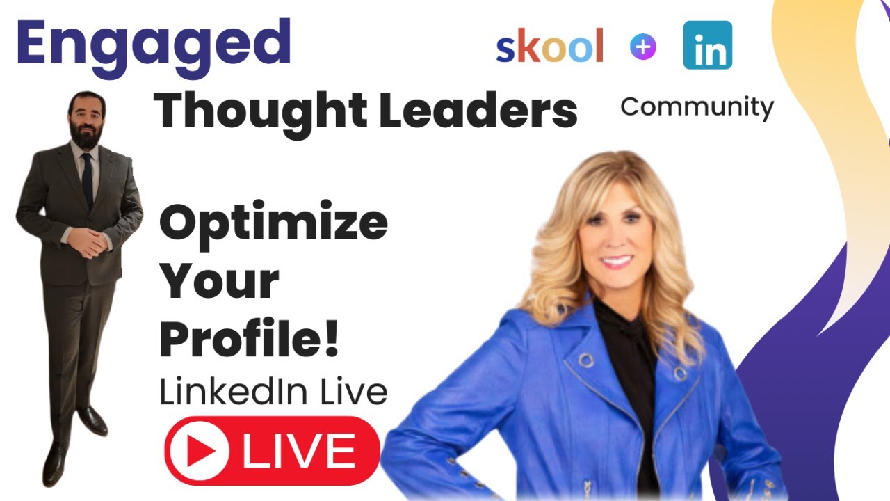 Rhonda Sher + Joe Apfelbaum // LinkedIn Live 108 Leveraging LinkedIn ...