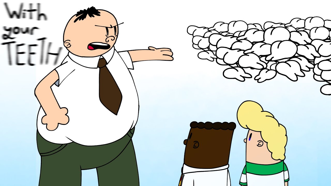 WITH YOUR TEETH || Captain Underpants animation - YouTube