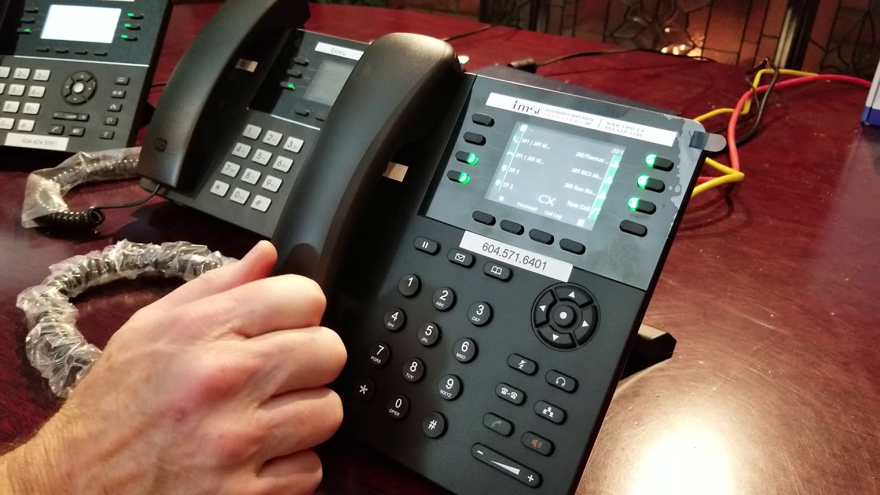 HOW TO USE THE PHONE BUTTONS 3CX GRANDSTREAM - YouTube
