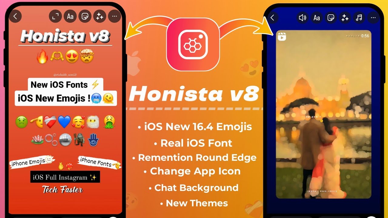 Honista v8 | iPhone Story & iPhone Emojis | Honista New Features 😏 iOS ...
