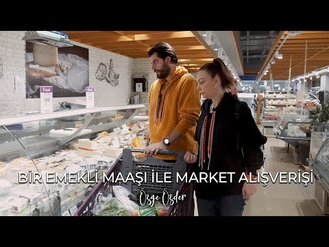 Bir Emekli Maaşı ile Market Alışverişi | Özge Özder