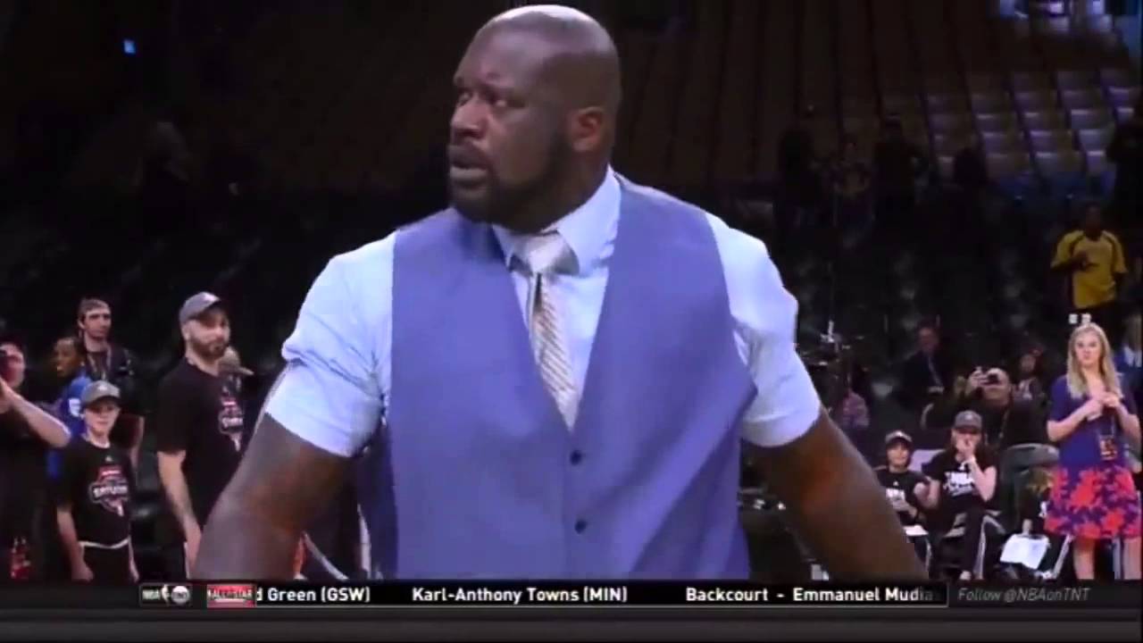 Shaq Shaquille O'Neal Still Can Dunk Slam Contest All-Star weekend ...