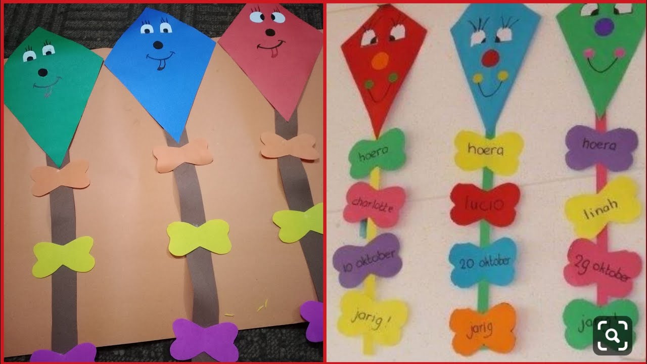 Simple And Easy Flash Card Idea For Class 1//Kid's Craft - YouTube