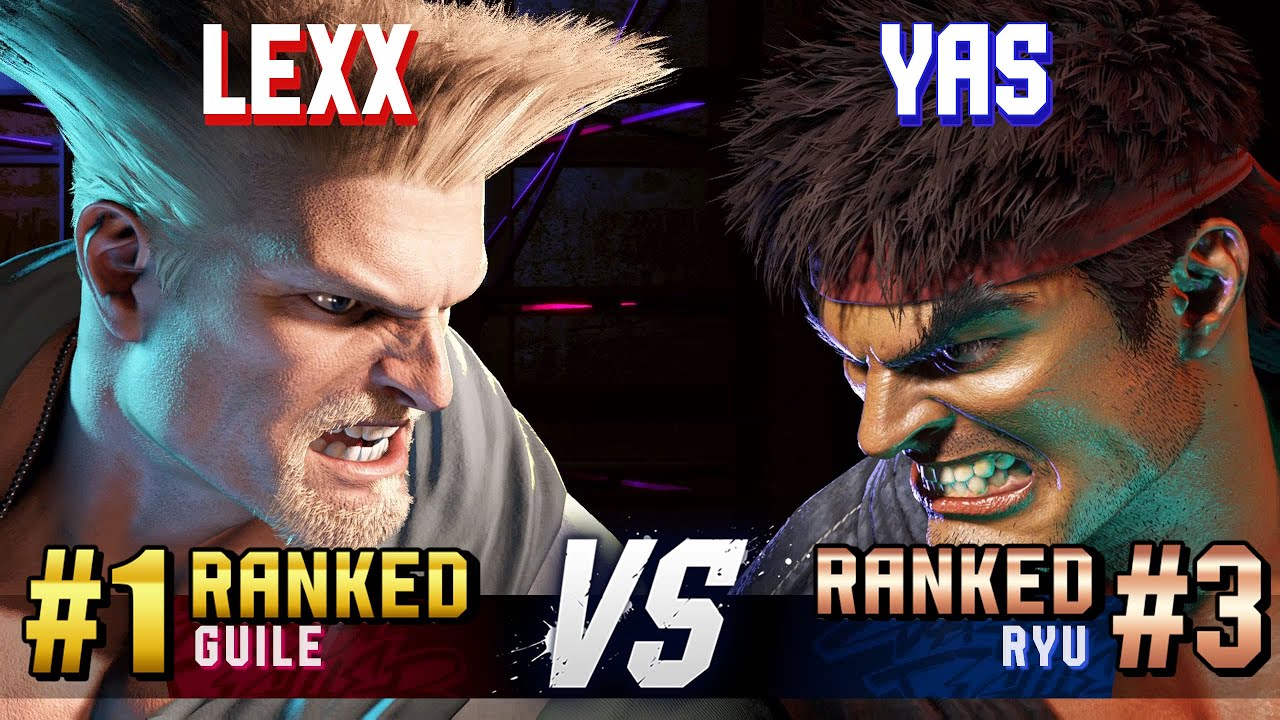 SF6 LEXX (#1 Ranked Guile) vs YAS (#3 Ranked Ryu) High Level Gameplay ...
