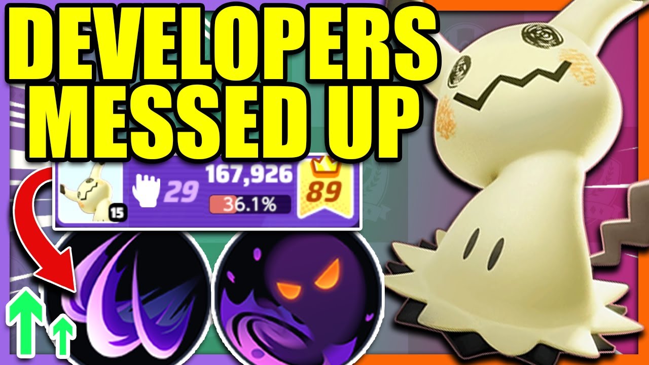 29 KO's these BUFFS are BREAKING SHADOW CLAW MIMIKYU | Pokemon Unite ...