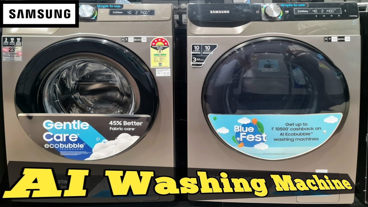 samsung front load washing machine demo | samsung ai washing machine ...