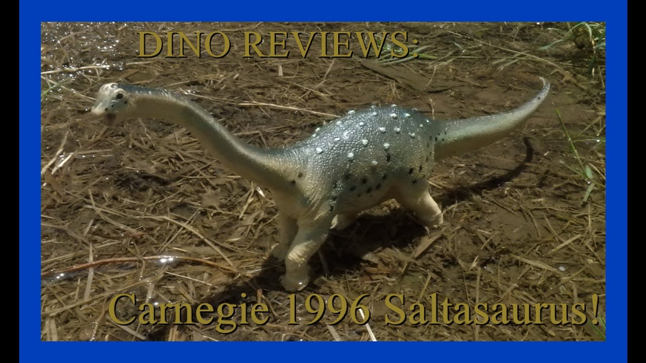 dino reviews | carnegie 1996 saltasaurus - YouTube