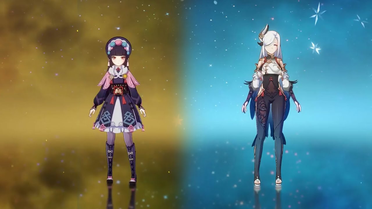 Genshin Impact 2.4 Shenhe & Yun jin Gameplay + Details(Skills ...