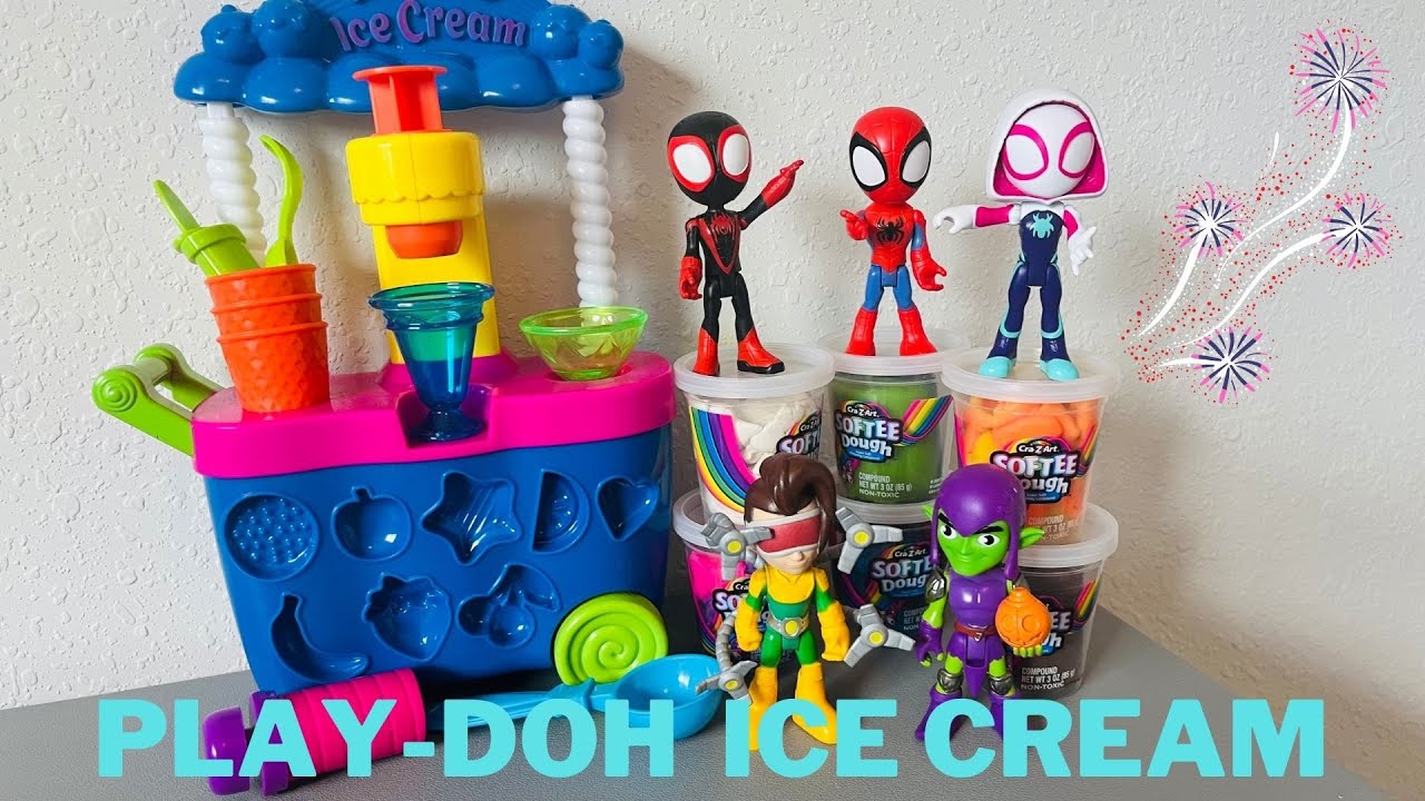 yay play -doh with spidey and his amazing friends😊😁🤣😊🤣😁 - YouTube