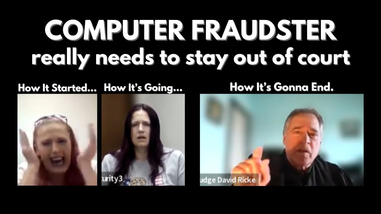 Computer Fraudster Called Out by Judge Ricke Twice - YouTube