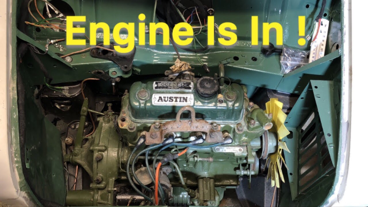 1964 Mk1 Mini Restoration S2 Ep219 - Engine Is In - YouTube